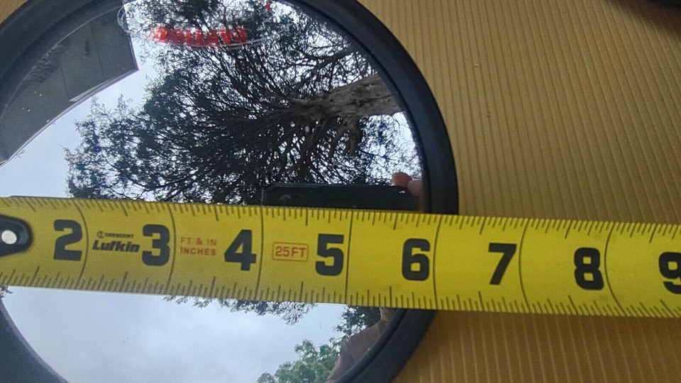 Set of TWO 6 inch Equipment MIRRORS skid steer golf cart backhoe loader ...