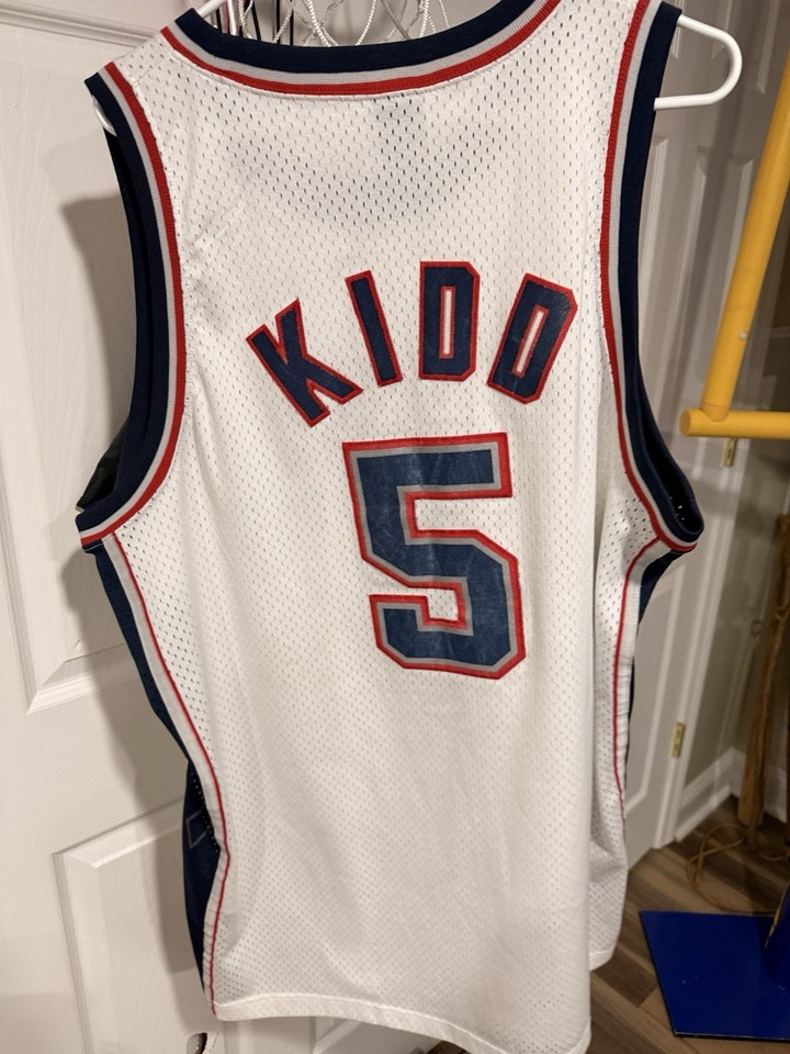 Vintage Nike New Jersey Nets Jason Kidd NBA Basketball Jersey Size XXL ...