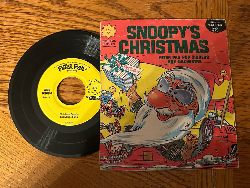 Vintage Snoopy’s Christmas Peter Pan Records Pop Singers And Orchestra ...