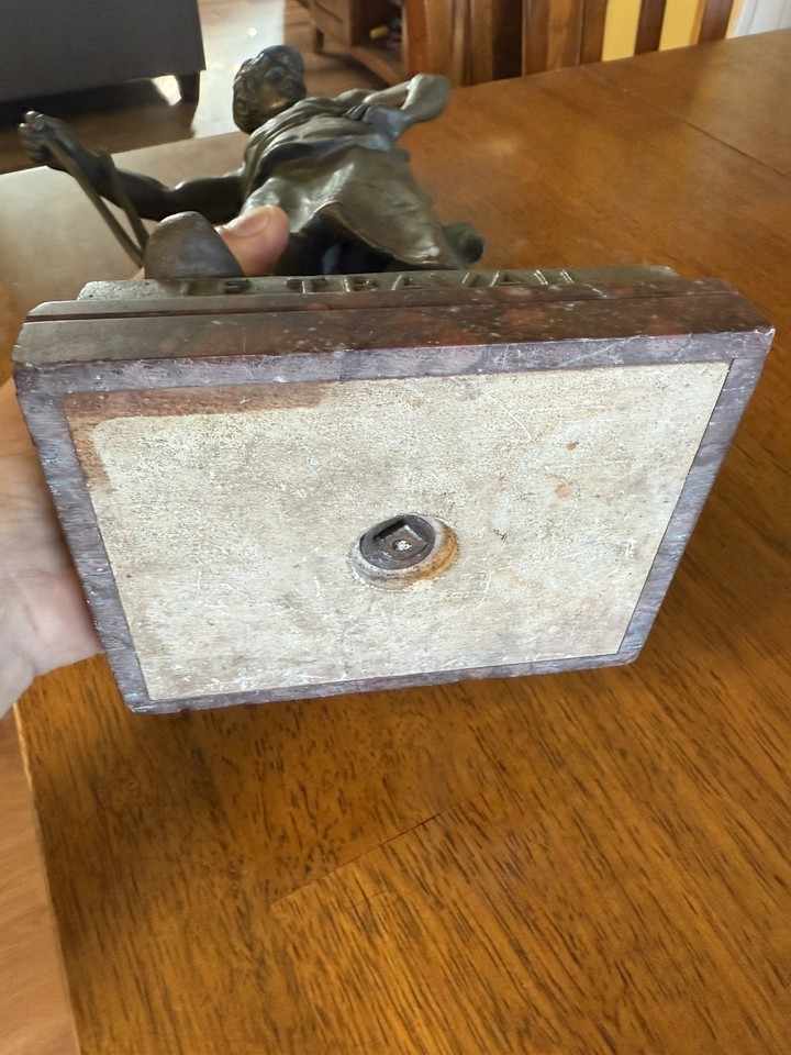 EMILE LOUIS PICAULT BLACKSMITH SCULPTURE SIGNED 13.5 Inches Le Travail ...