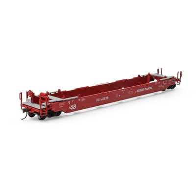 Athearn ATH-1355 HO Coe Rail Leasing 48' Husky Stack Well #5533 | eBay