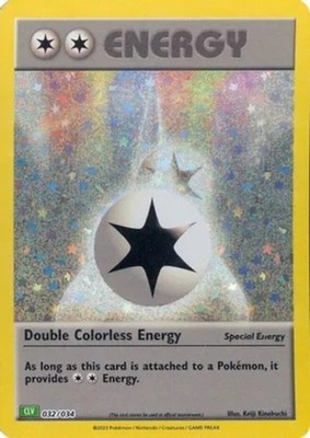 Double Colorless Energy (CLV) - 032/034 - Classic Collection - Holo NM ...