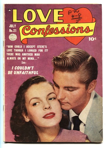 Love Confessions #21 - 1952 - Quality - VG/FN - comic book | eBay