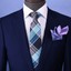Blue&Black UK Stylish 3" Necktie Business Formal Elegance For Smart Men ...