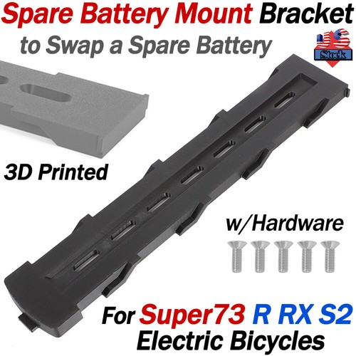 For Super 73 R RX S2 E-bike Spare Battery Mount Bracket Mounting Plate ...
