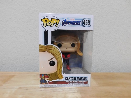 New Funko Pop Marvel Avengers #459 Captain Marvel bobble-head figure | eBay