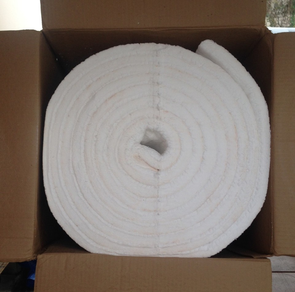 1" Kaowool 12" x 24" Ceramic Fiber Blanket Insulation 8# Thermal ...