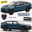 Peugeot 408 GT Hybrid 2023 Obsession Blau blue metallic 1:64 Norev ...