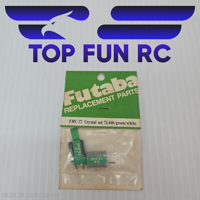 Futaba RC Replacement Parts FMC-77 Crystal Set 75.640/Green/White | eBay