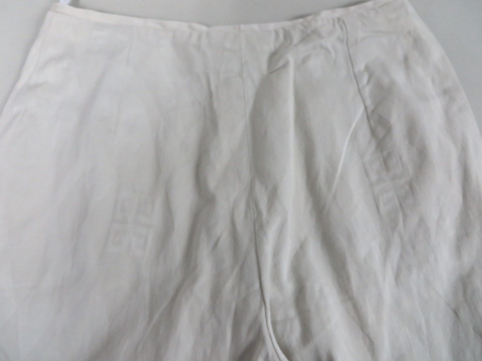 Givenchy Vision Logo Cotton Asym Straight leg Flat Zip Pockets Tan ...