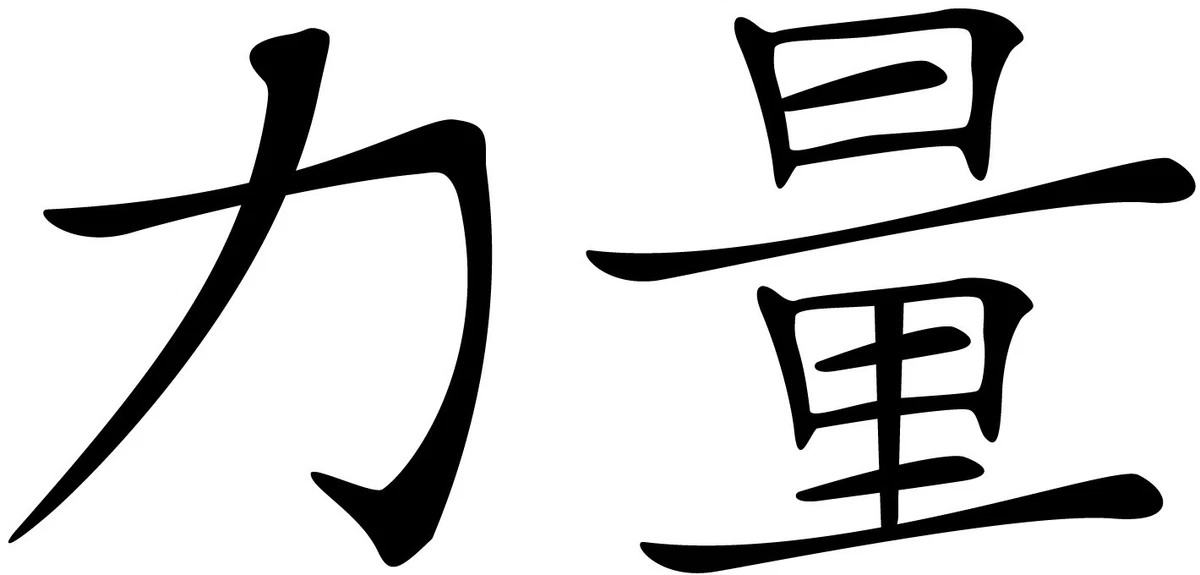 Kanji Symbol For Strength And Courage