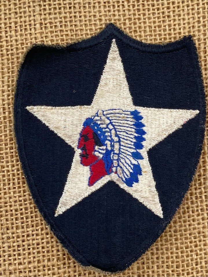Vintage WW2 US Army 2nd Division Shoulder Patch Badge, 3"x 4" | eBay