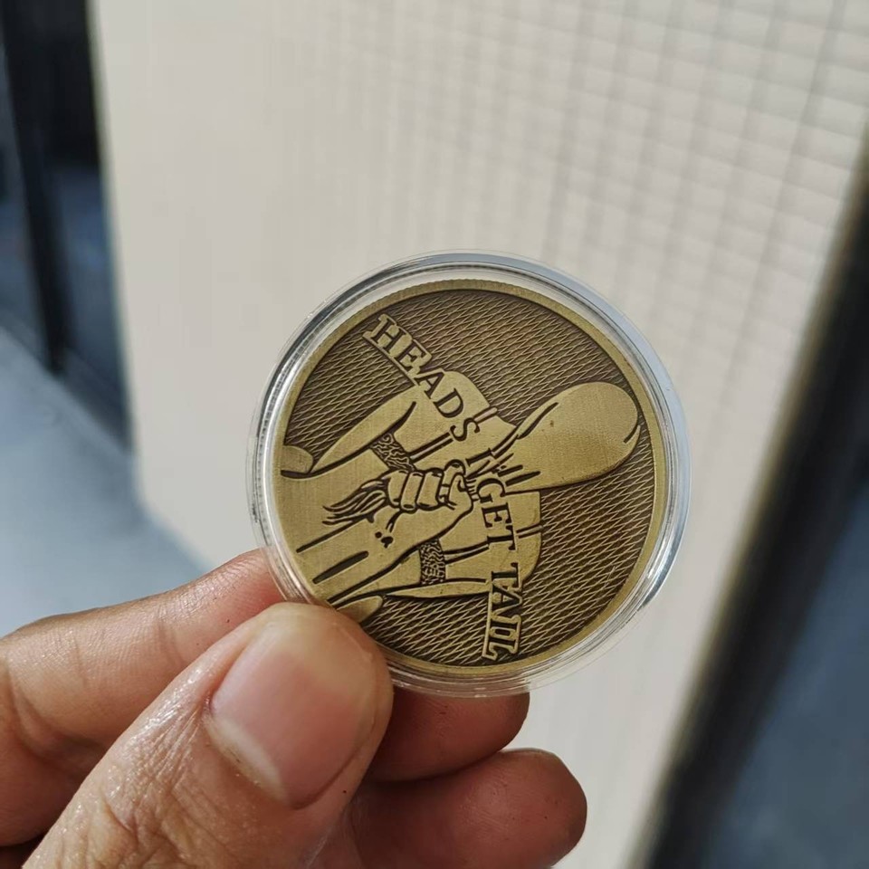 8 x Sexy Lady Flip Challenge Coin-Playful Heads/Tails Novelty Gift ...