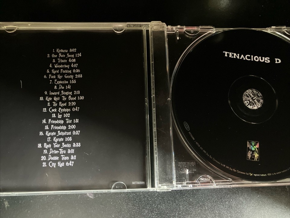 Tenacious D CD 2001 Comedy Rock Jack Black Dave Grohl | eBay