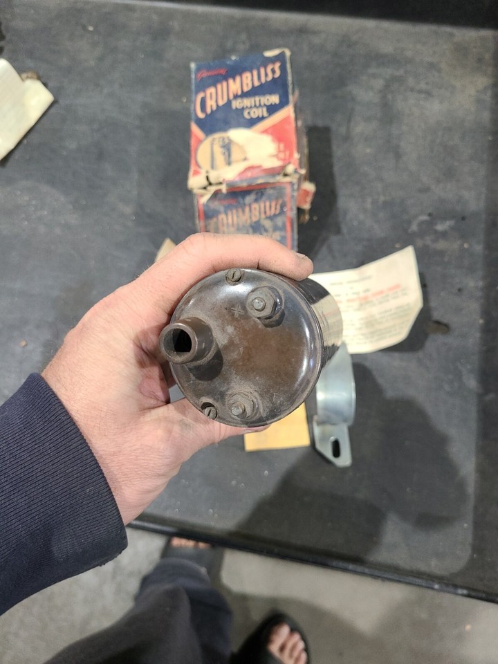 Vintage NOS Crumbliss High Speed Ignition Coil 12-v Hot Rod Rat Custom ...