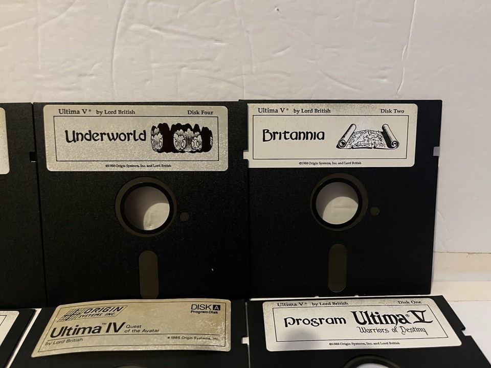 Origin Ultima Collection 1 To 5 Game Commodore 64 | eBay