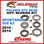 25-2080 Polaris Sportsman 550 X2 2010-2014 Rear Differential Bearing ...