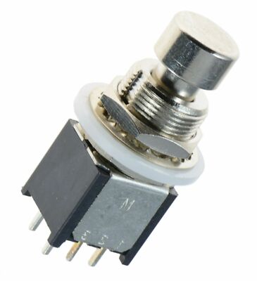 DPDT Latching On/On Foot Switch Guitar Effects Pedal Metal Stomp Box ...