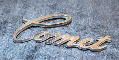 1971 1972 Mercury Comet ORIG FRONT FENDER 'COMET' SCRIPT EMBLEM | eBay