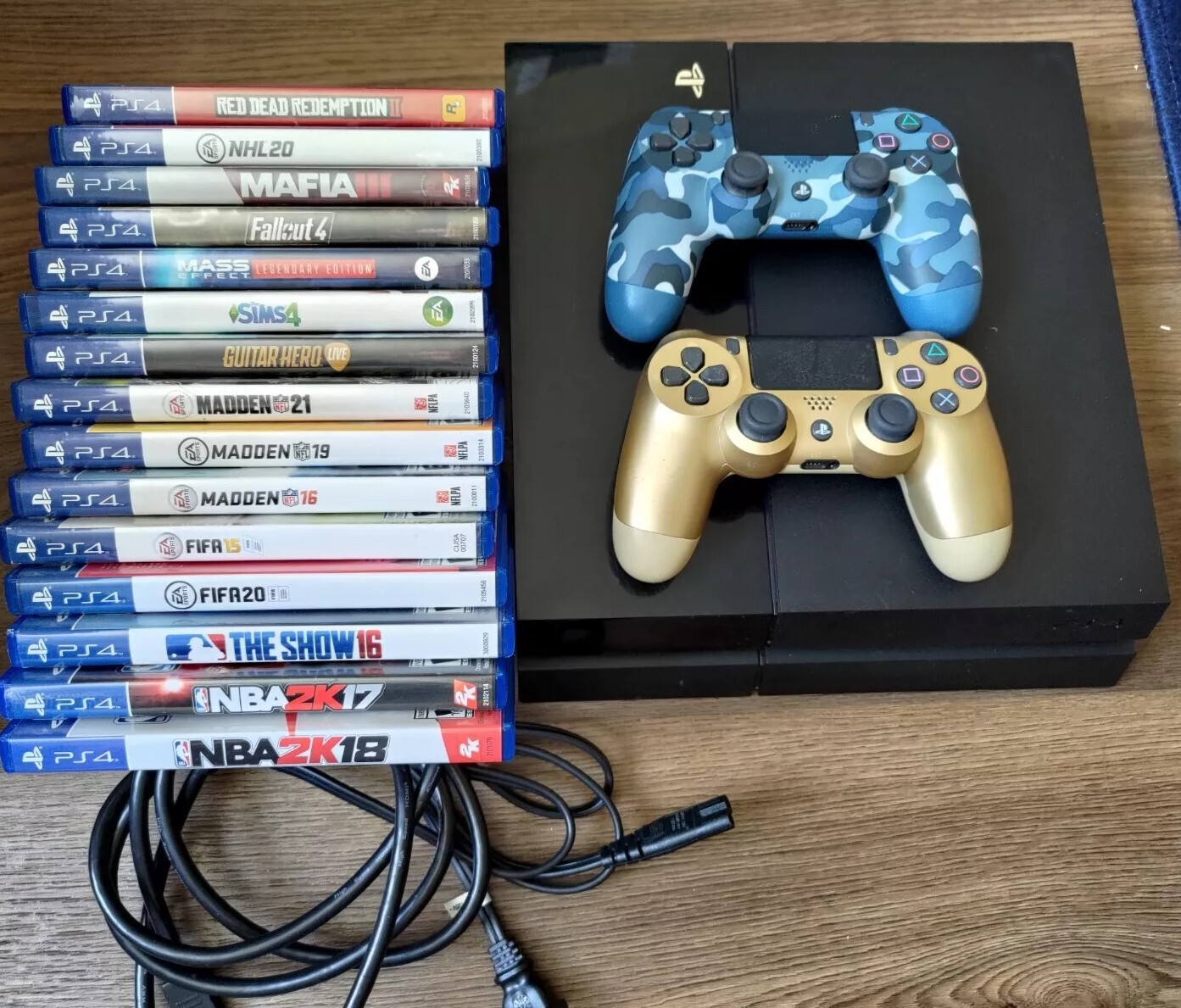 Sony PlayStation 4 2TB CUH-1115A Console - w/ 15 Games, 2 Dualshock, Cables