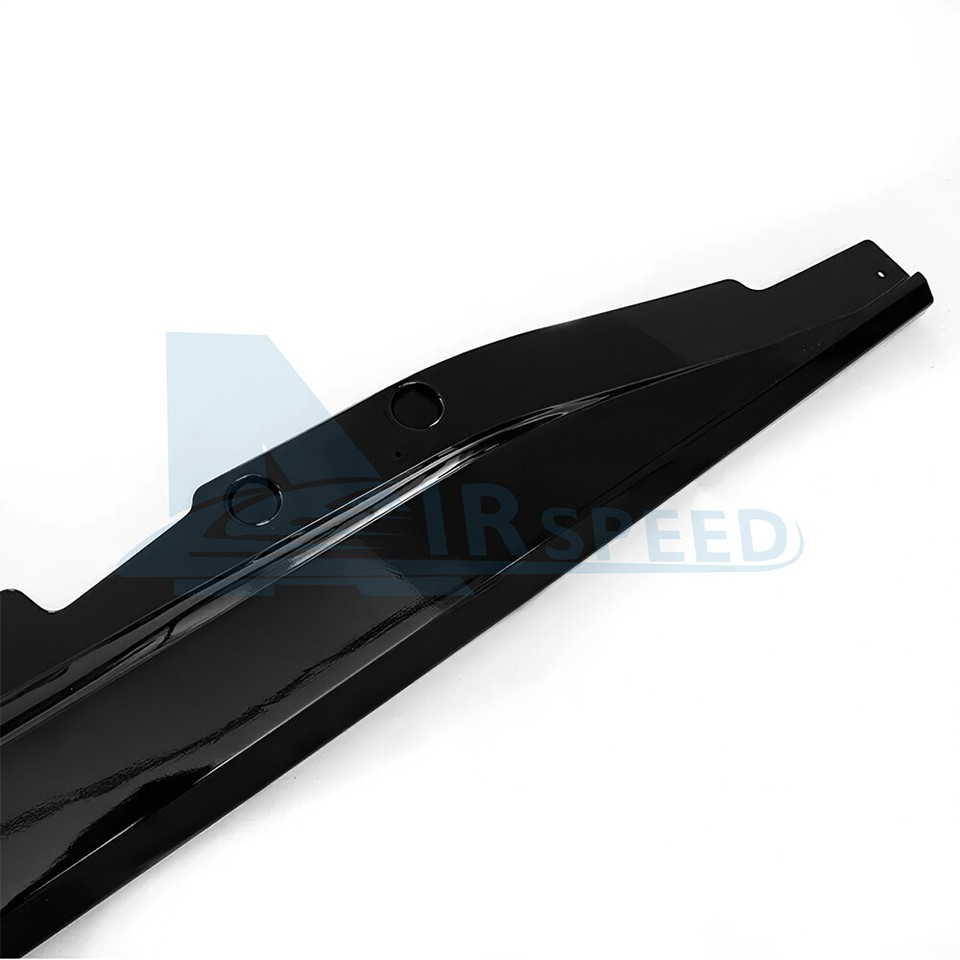 Gloss Black Side Skirt Rocker Panel For Corvette C7 Z06 2014-2019 ABS ...