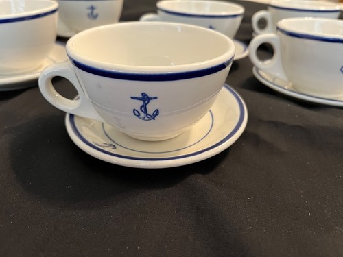 Vintage US Navy Ward Room Cups & Saucers | eBay