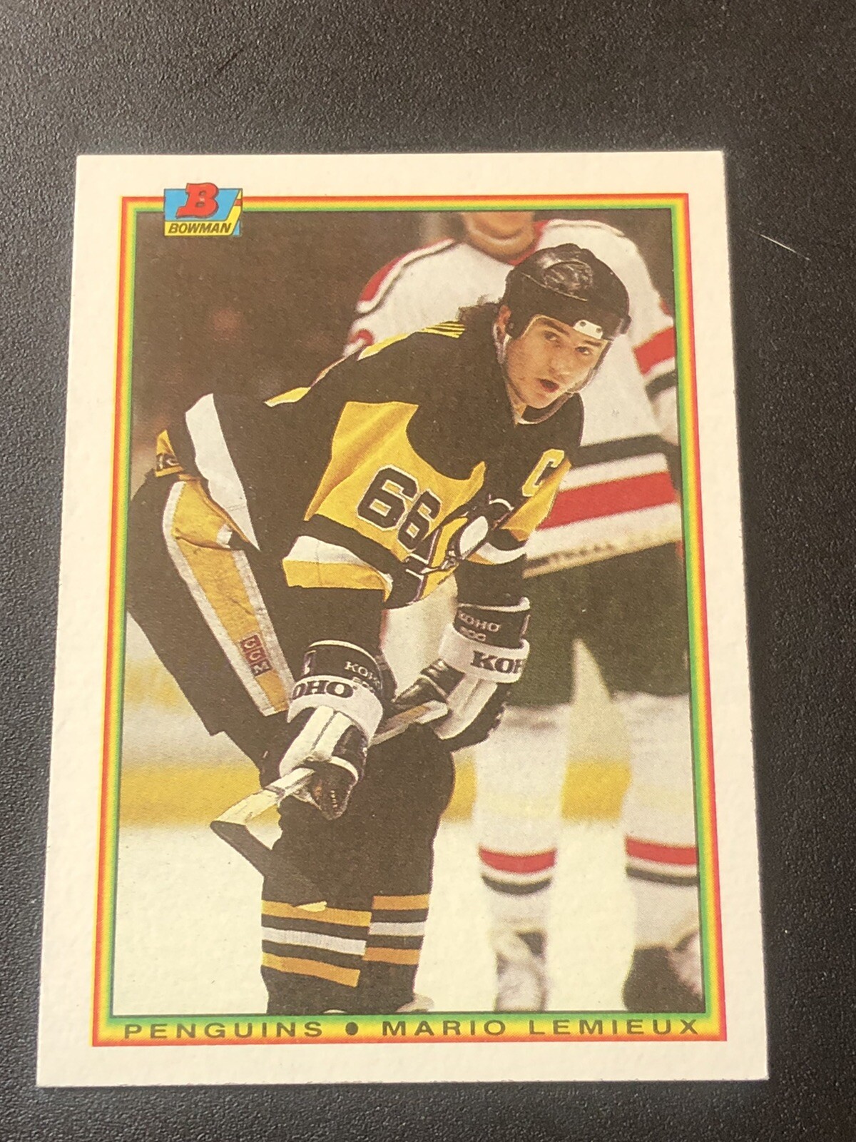 1990-91 Bowman Mario Lemieux #204 HOF | eBay