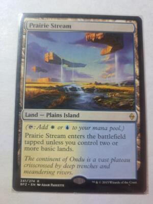 MTG Prairie Stream (LP-NM) Battle For Zendikar: Magic the Gathering | eBay