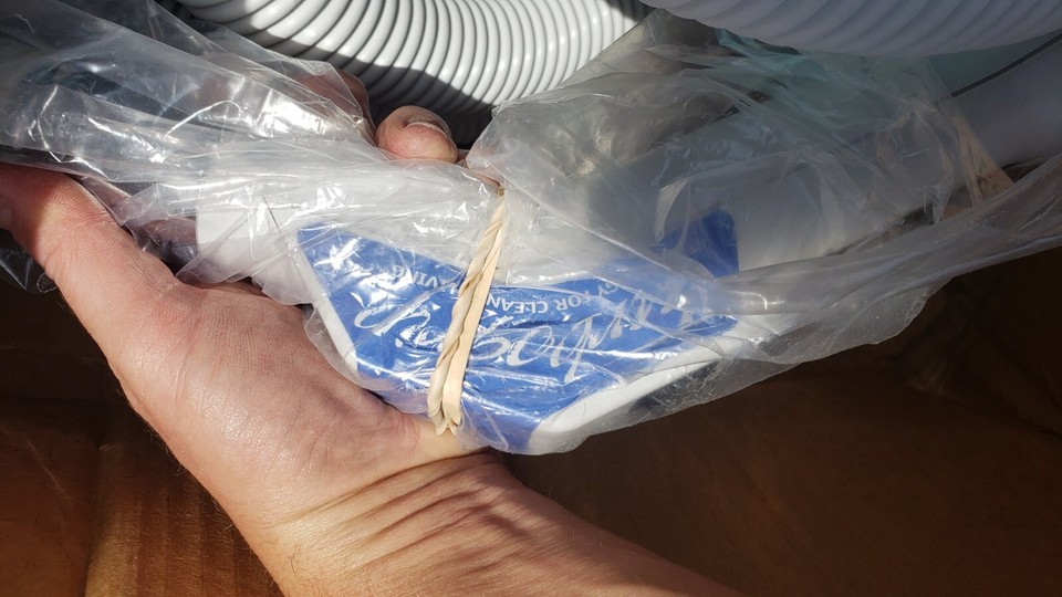 Genuine Vacuflo 35' Turbogrip Low Voltage Central Vacuum Hose w/ Rack ...