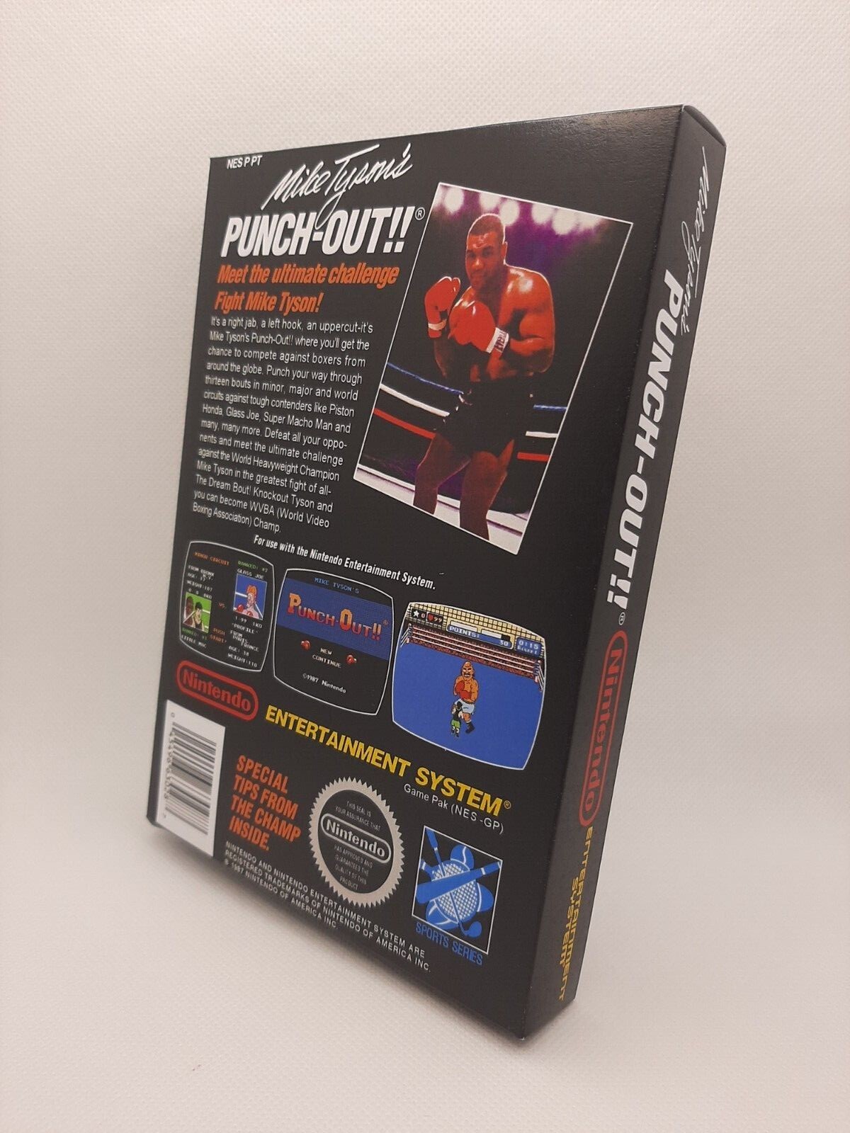 NES - Mike Tyson's Punch Out | Punch-Out!! - Box Cover ONLY | eBay