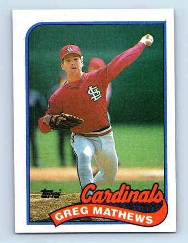 1989 Topps Greg Mathews St. Louis Cardinals #97 | eBay