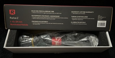 Redfield Rebel 1 - 6 x 24 Illuminated Rectile Riflescope 175251 NIB | eBay