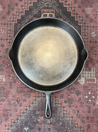 Rare Huge Vintage Wagner Ware Sidney -O- No. 14 Cast Iron Skillet ...