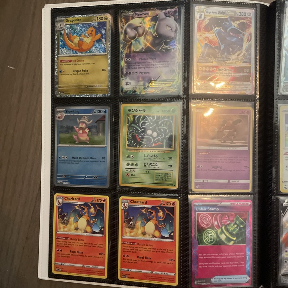 pokemon binder collection lot 100+ Cards Insane Value Comes With Binder ...
