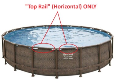 Replacement Top Rail for Coleman 24ft X 52in Power Steel Swimming Pool ...