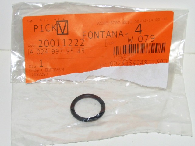 NEW GENUINE MERCEDES BENZ THERMOSTAT O-RING OEM PART NO. A 0249979545 ...