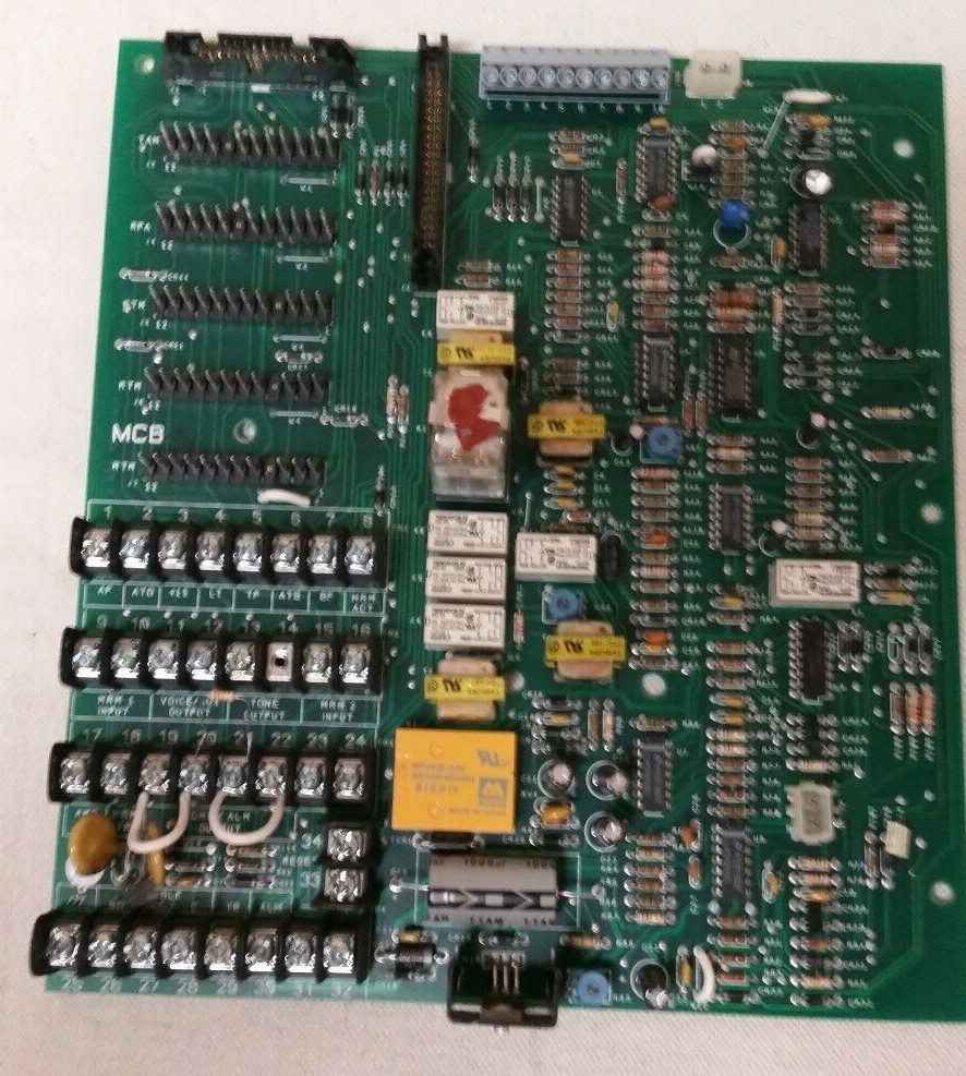 FCI/Gamewell MCB-D FACP Voice Evac Board for Repair | eBay