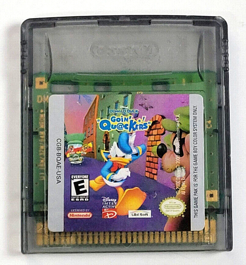 DONALD DUCK: GOIN' QUACKERS - GBC GAMEBOY COLOR GAME - GAME ONLY ...