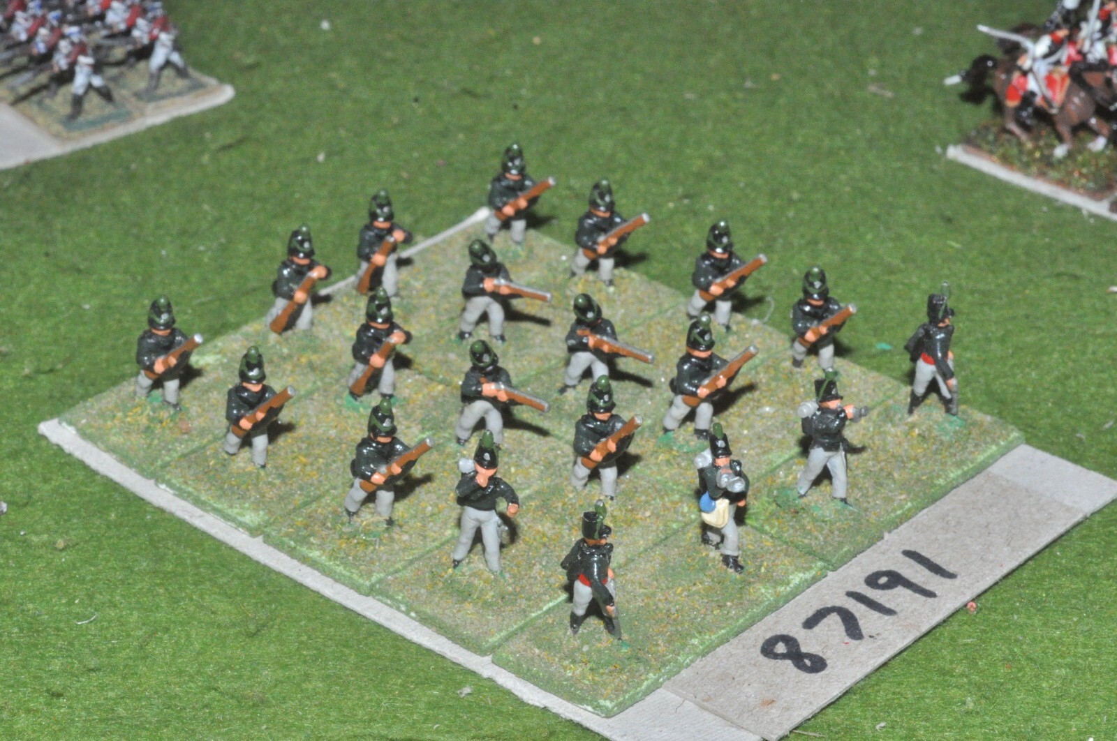 15mm napoleonic / british - riflemen 20 figs - inf (87191) | eBay