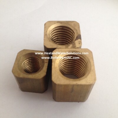 5/8" - 12 pack Square Brass Nuts fits CB Boiler 50-100 HP | eBay