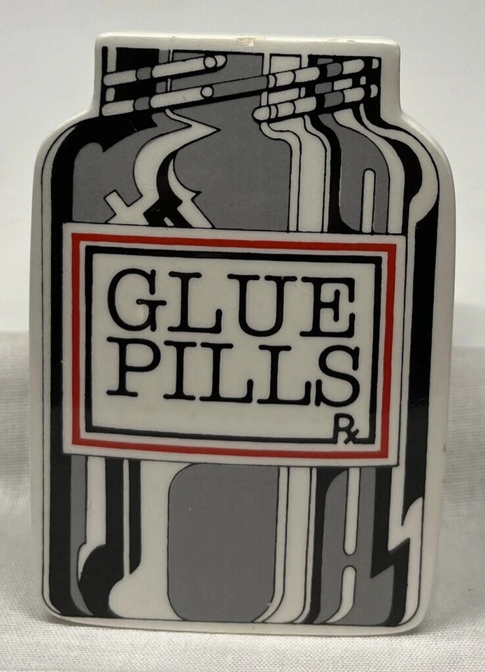 Fitz And Floyd Inc Glue Pills Rx Ceramic Trinket Box | eBay