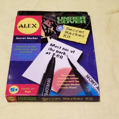 Alex Super Sleuth Secret Marker Kit. Free Shipping | eBay