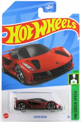 Hot Wheels 2023 #84/250 HW Green Speed #3/10 Lotus Evija red | eBay
