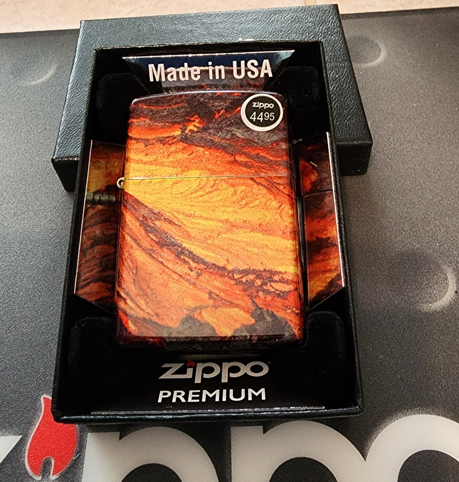 Zippo 48622 Lava Flow 540 Fusion Tumbled Brass 2023 NEW Windproof ...