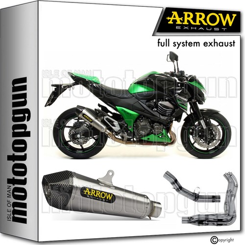 ARROW FULL SYSTEM EXHAUST OPEN RC X-KONE NICHROM C KAWASAKI Z800 Z-800 ...