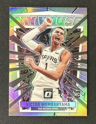 2023-24 Panini Donruss Optic VICTOR WEMBANYAMA ROOKIE MY HOUSE SILVER ...