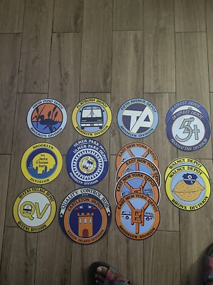 nycta depot bus decals all 9/10 except 3 | eBay