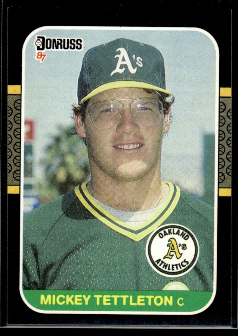 1987 Donruss #349 Mickey Tettleton Oakland Athletics | eBay