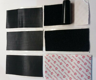 Number Plate Sticky Pads fixings VELCRO® Hook and Loop Car Van Trailer ...