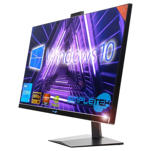 All IN One I5 24" Win 10 RAM 16GB SSD 4TB GPU GTX1660 PC Rigid Editing ...